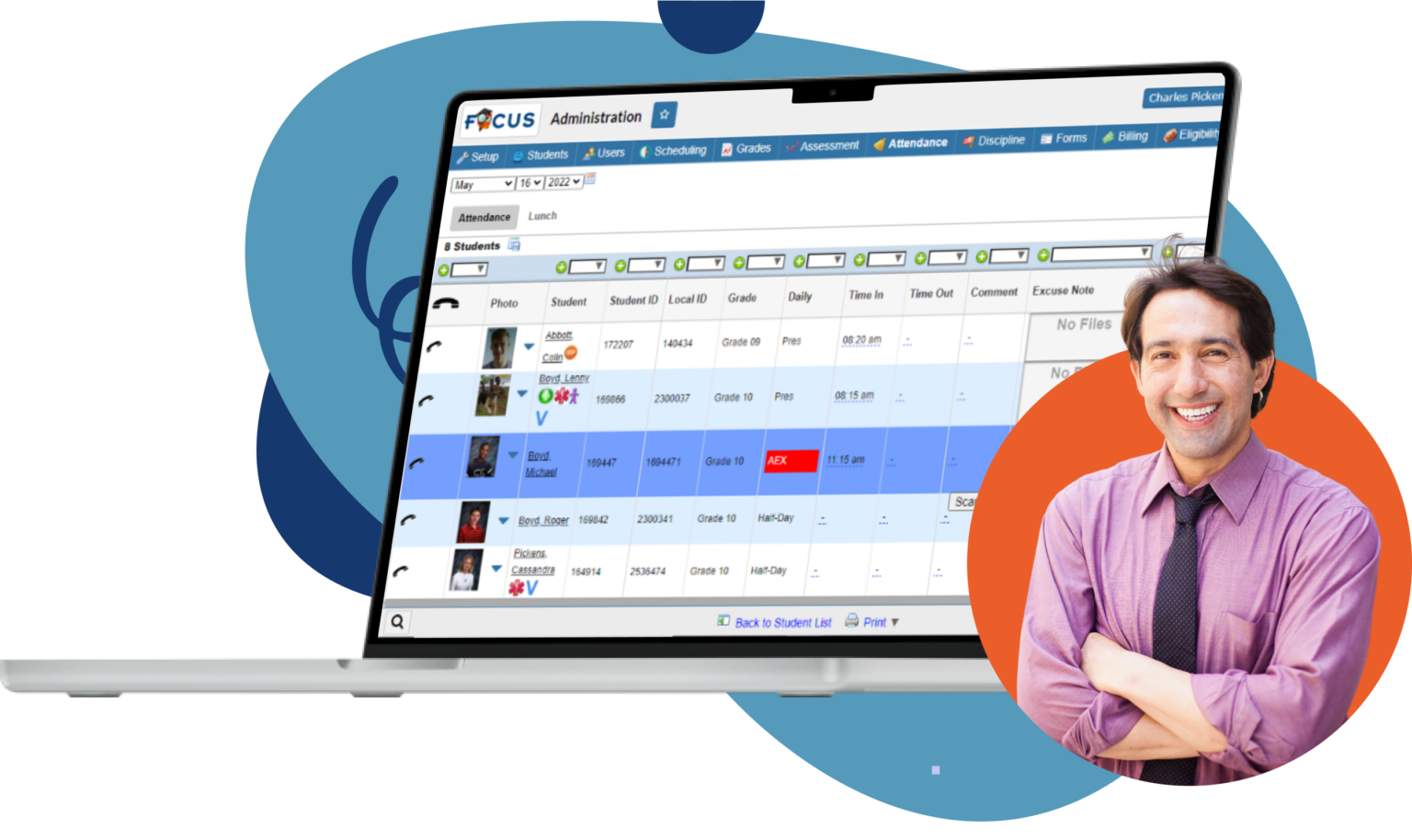 Attendance – K12 Student Information System, Communication & ERP