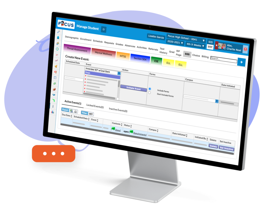 Special Student Services | Focus School Software