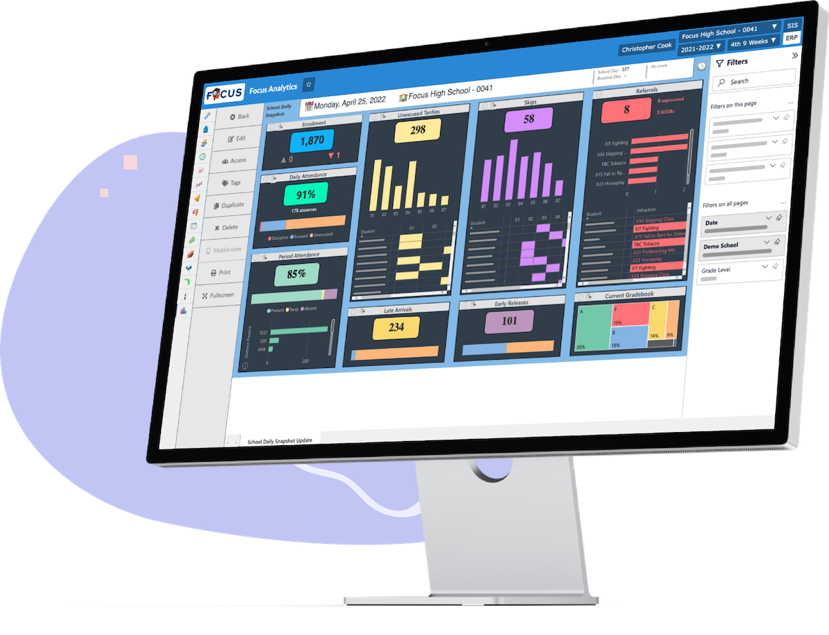 Our FOCUS – K12 Student Information System, Communication & ERP