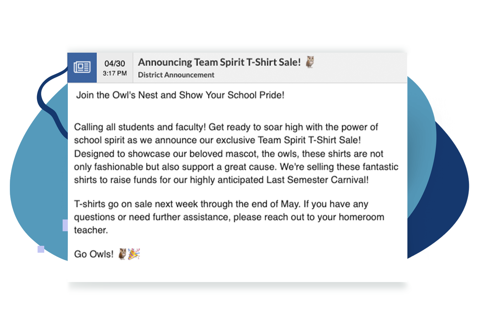 Communications – K12 Student Information System, Communication & ERP