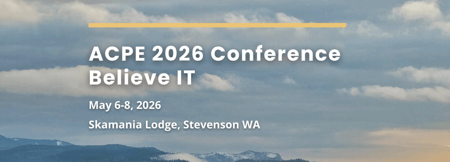 ACPE 2026 Conference Believe IT – K12 Student Information System ...